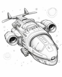7 Easy Steps: How to Draw a Spaceship