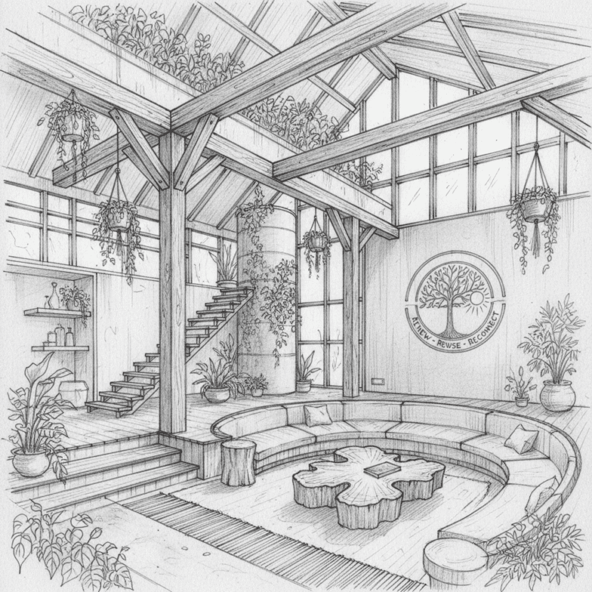 Sustainable Architecture Drawings: Green Building Principles