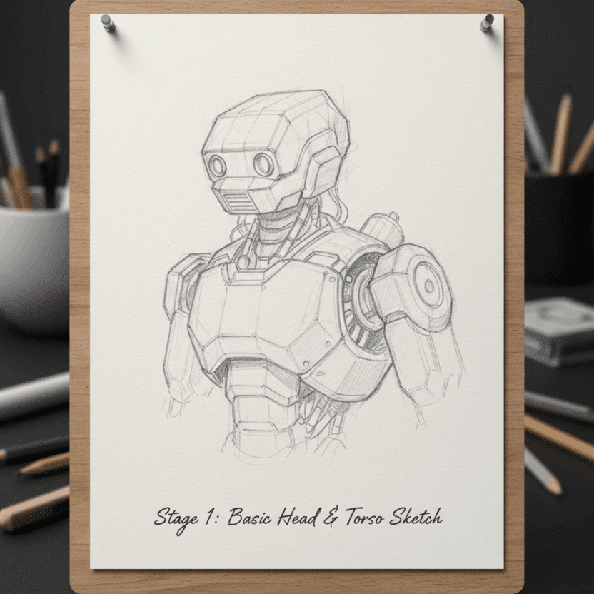 Learn How to Draw a Robot: Easy Steps for Beginners