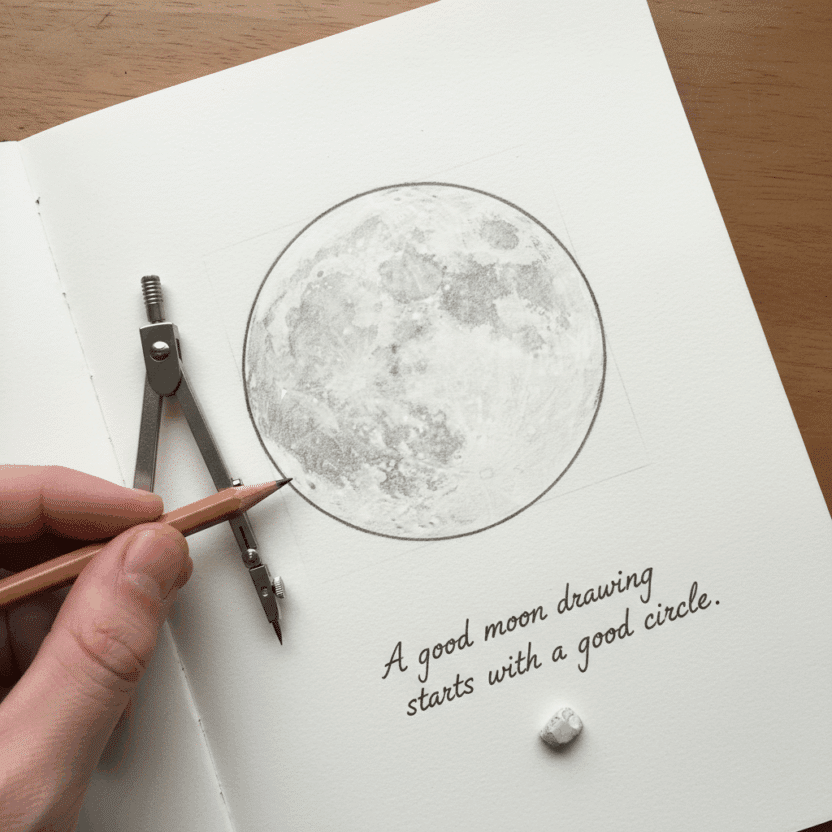 Moon Drawing Techniques: Capture the Cosmos on Paper