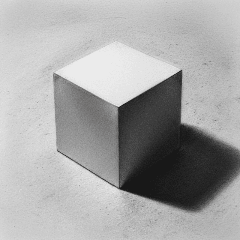 Improve Drawing Skills: How to Draw a Cube Shading | Sky
