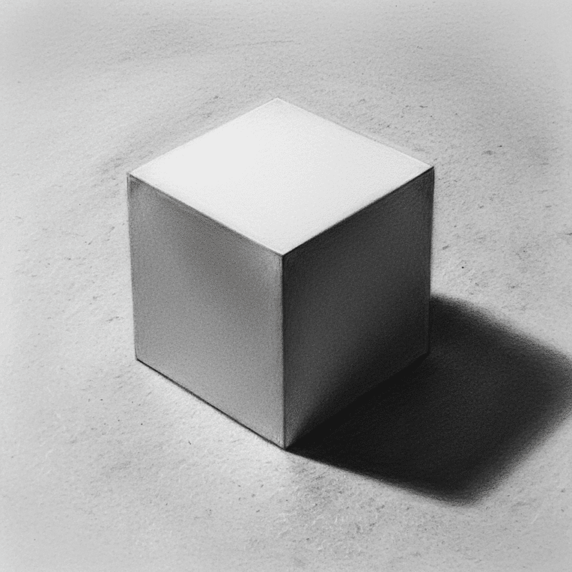 Improve Drawing Skills: How to Draw a Cube Shading | Sky