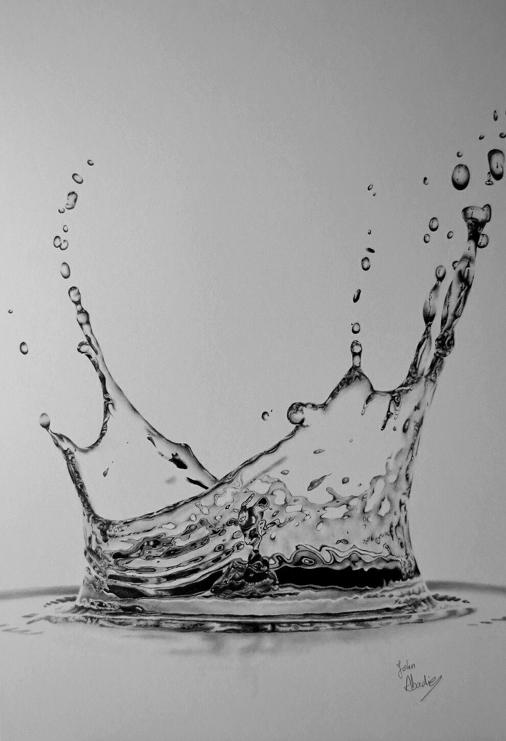 How to Draw a Splash Water: Easy Tutorial | Sky Rye Design