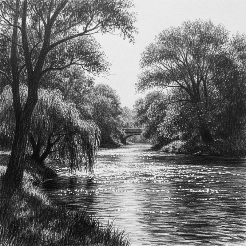 How to Draw a River: Why Yours Looks Like a Blue Road