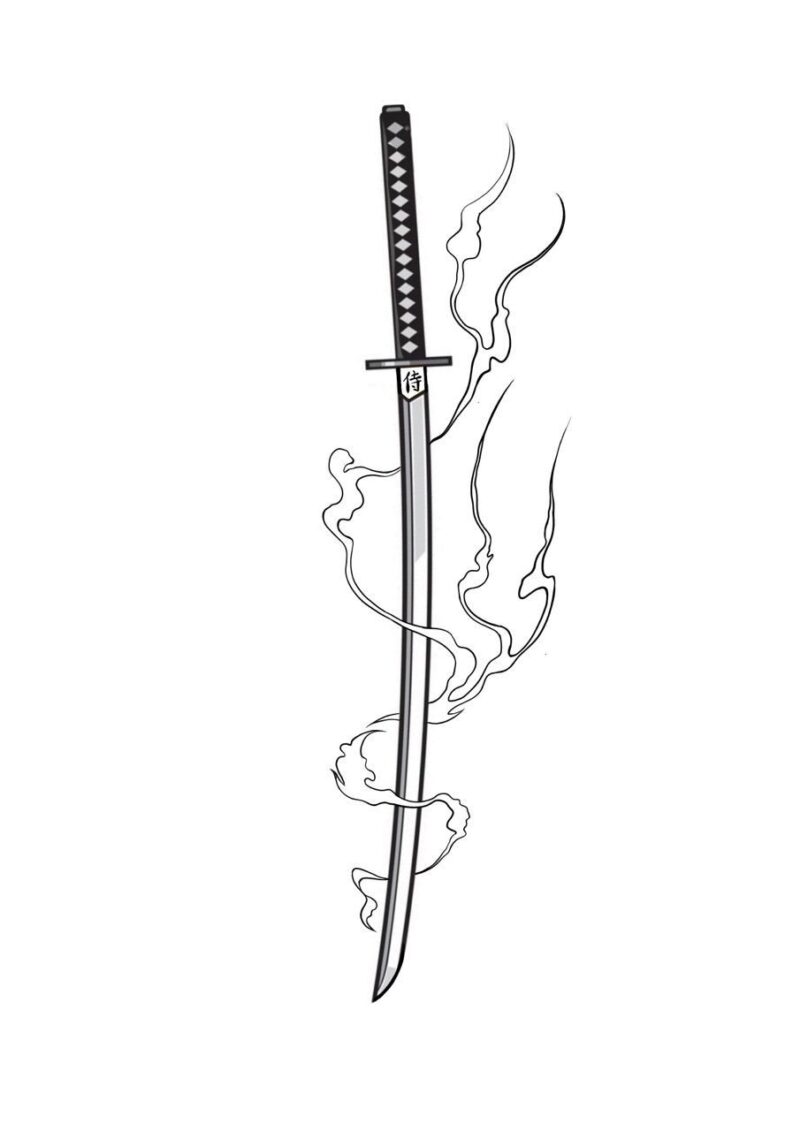 Drawing a Samurai Sword Made Simple and Fun for You