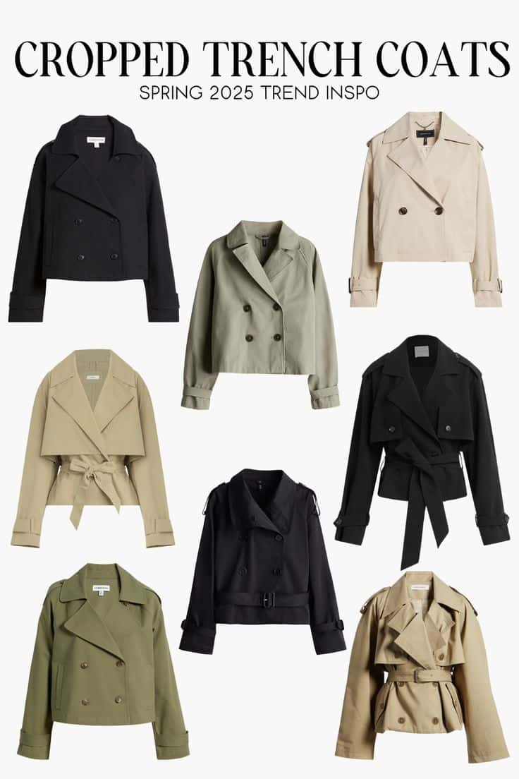 Upgrade Your Look with Chic Cropped Trench Coats