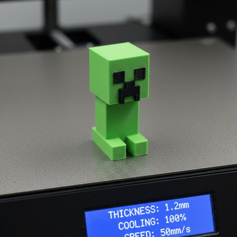 The Secrets to a Flawless Minecraft Creeper 3D Print