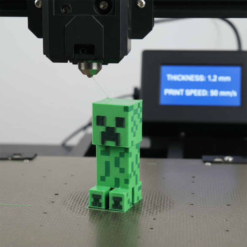 The Secrets to a Flawless Minecraft Creeper 3D Print