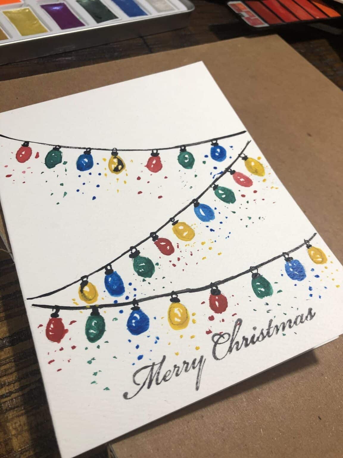 How to Draw Christmas Lights: Brighten Your Art