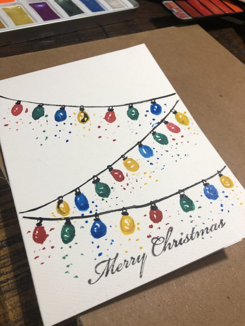 How to Draw Christmas Lights: Brighten Your Art