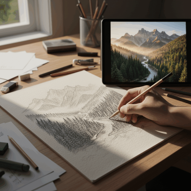8 Casual Daily Drawing Ideas to Spark Creativity