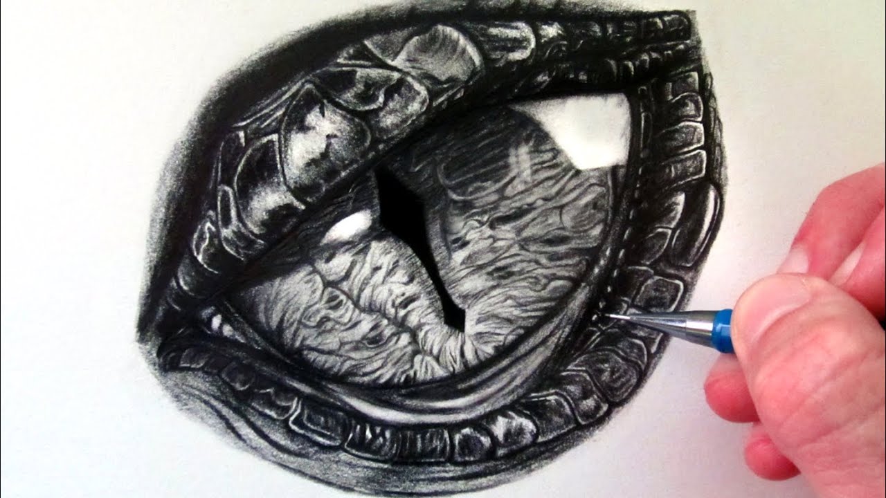 Boost Your Art Skills: Lifelike Dragon Eyes in Few Steps