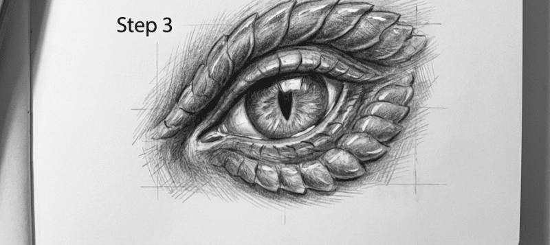 Boost Your Art Skills: Lifelike Dragon Eyes in Few Steps