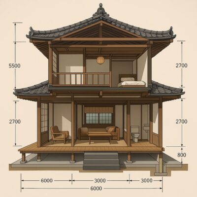 Master Japanese Architecture Drawing: Structures & Balance