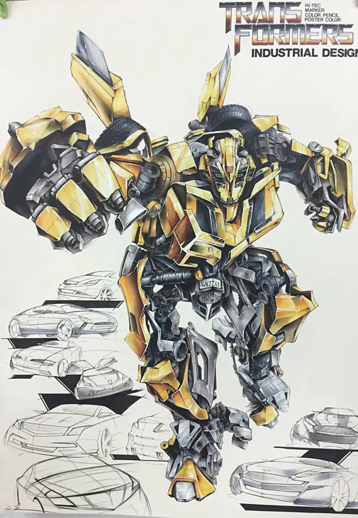 How to Draw Bumblebee Transformer | Step-by-Step Guide