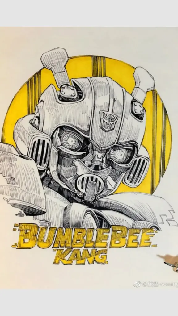 How to Draw Bumblebee Transformer | Step-by-Step Guide
