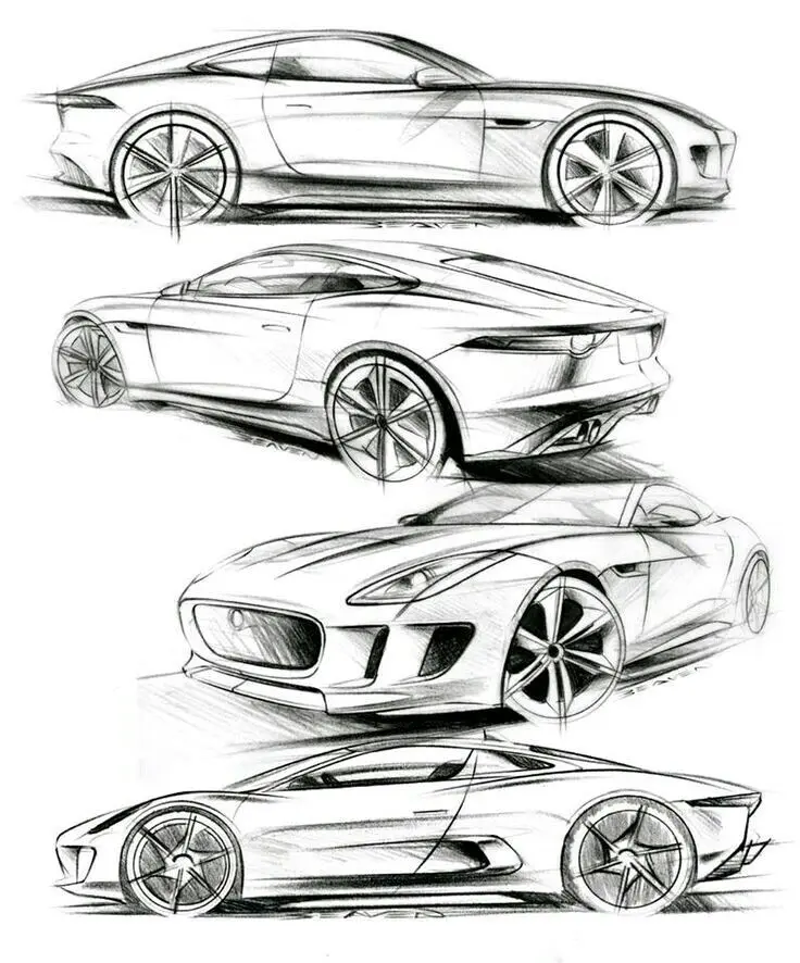 Jaguar Drawing: How to Illustrate 10 Legendary Car Models