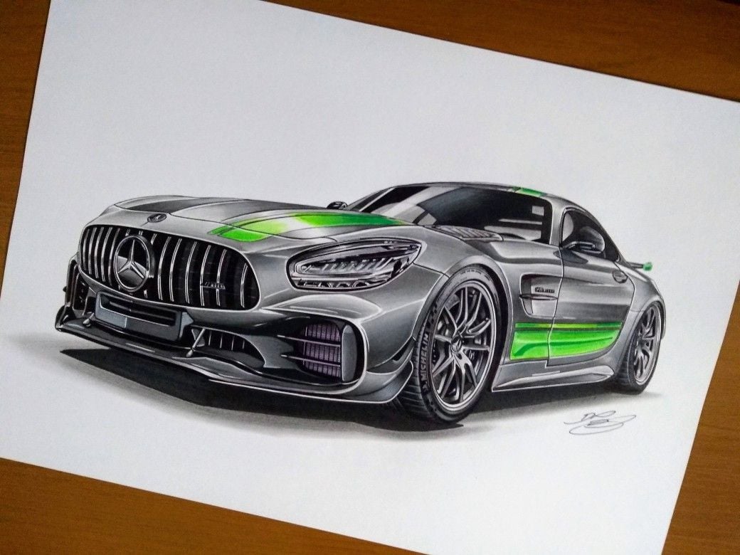 Mercedes Drawing: How to Sketch 10 Cult Mercedes Models