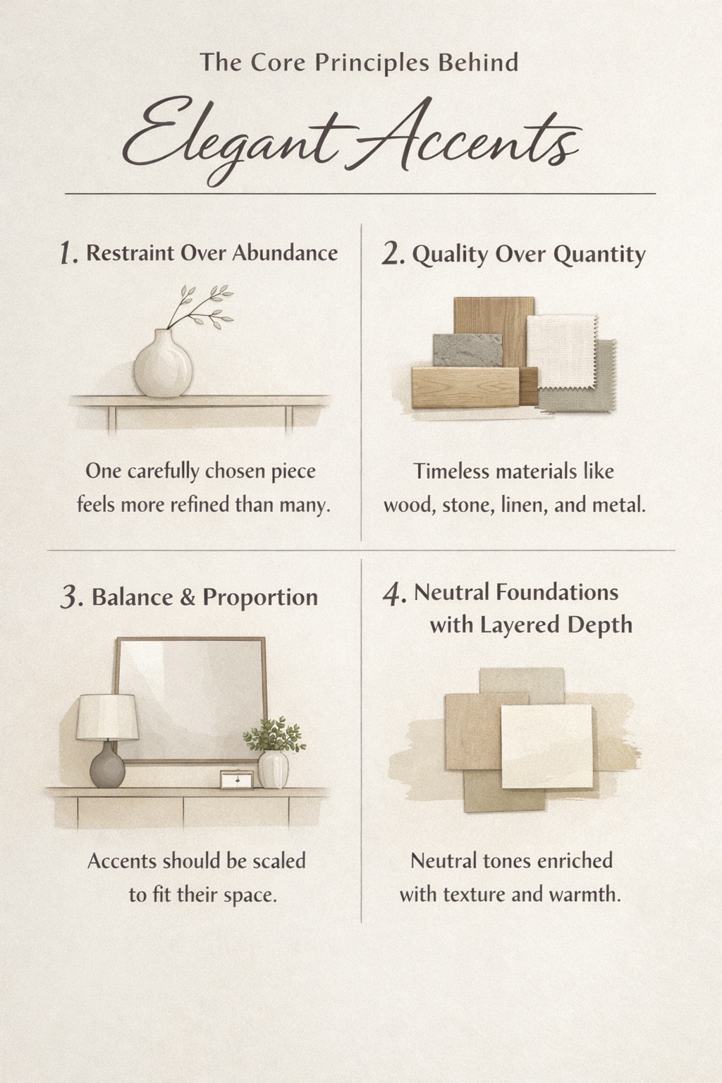 Elegant Accents for the Home: Timeless Interior Design Details