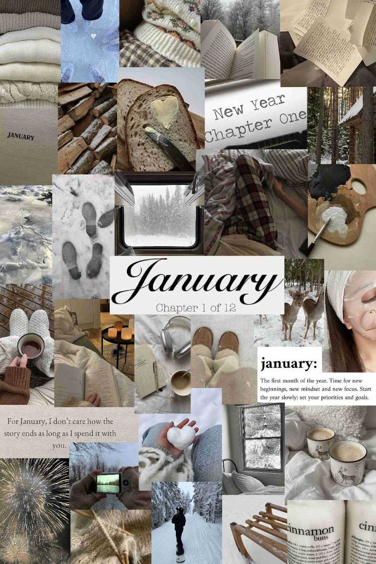Where to Find Free January Collage Wallpapers for iPhone