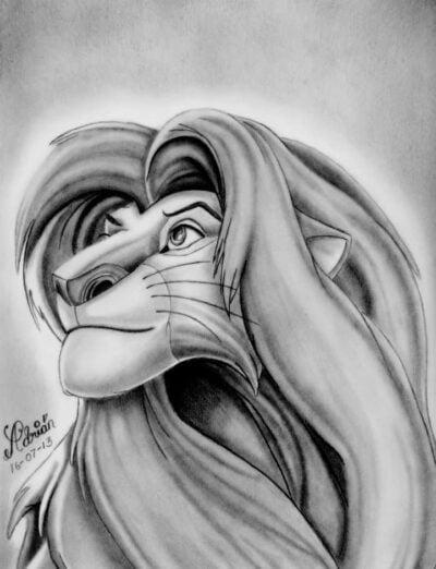 How to Draw Simba from The Lion King (Step-by-Step Guide)