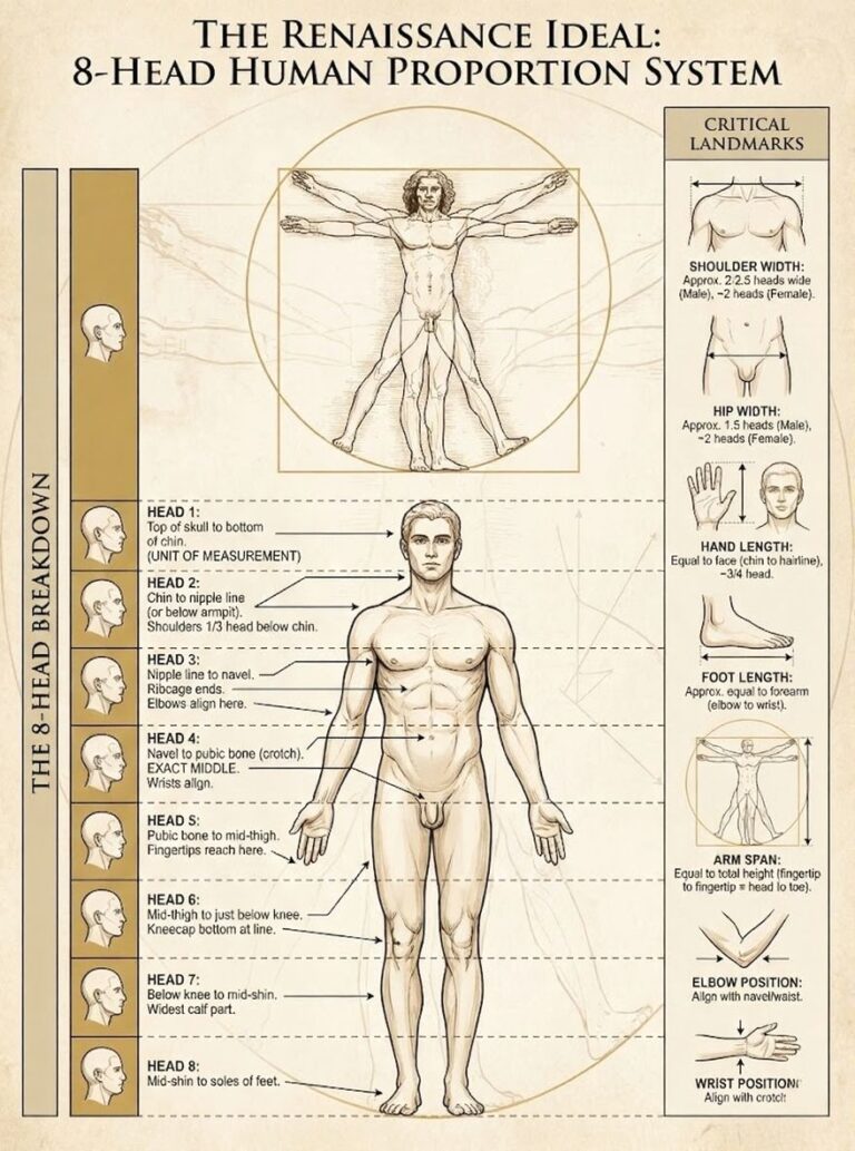 How to Draw Human Body: Proportions & Gesture Guide
