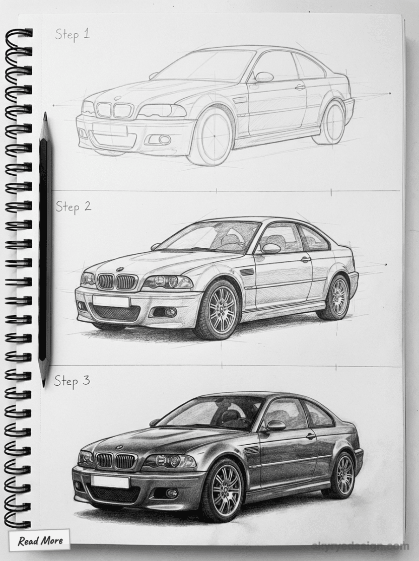 BMW Drawing Guide: 10 Most Famous BMW Models of All Time