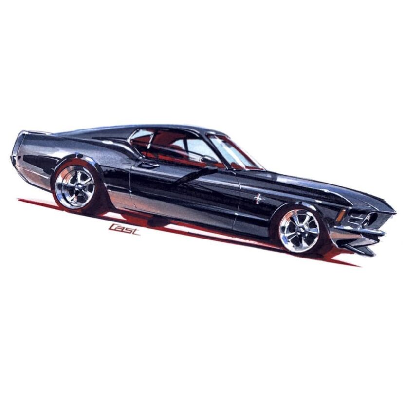 Ford Mustang Drawing: From Basic Shapes to Muscle Car Art