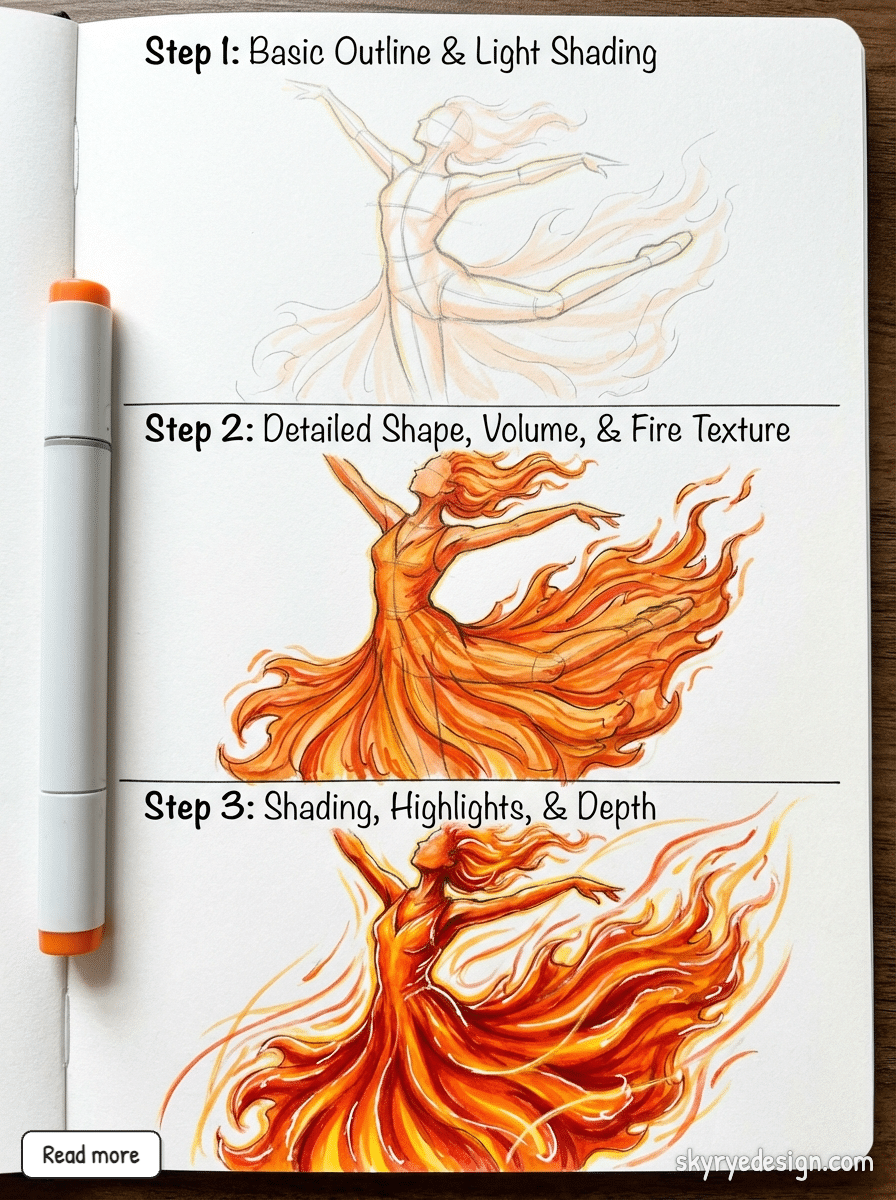Fire Drawing Ideas: 15 Projects for Every Skill Level