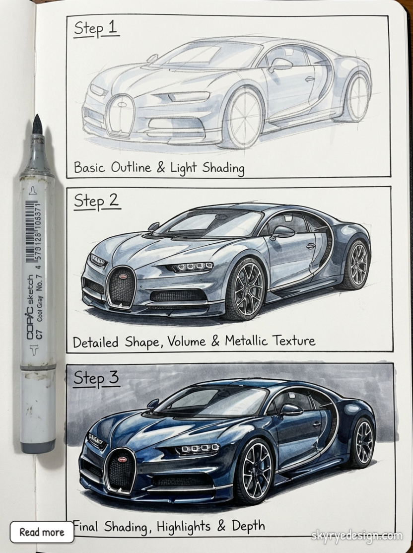 How to Draw a Bugatti: Top 5 Iconic Models (2026 Guide)