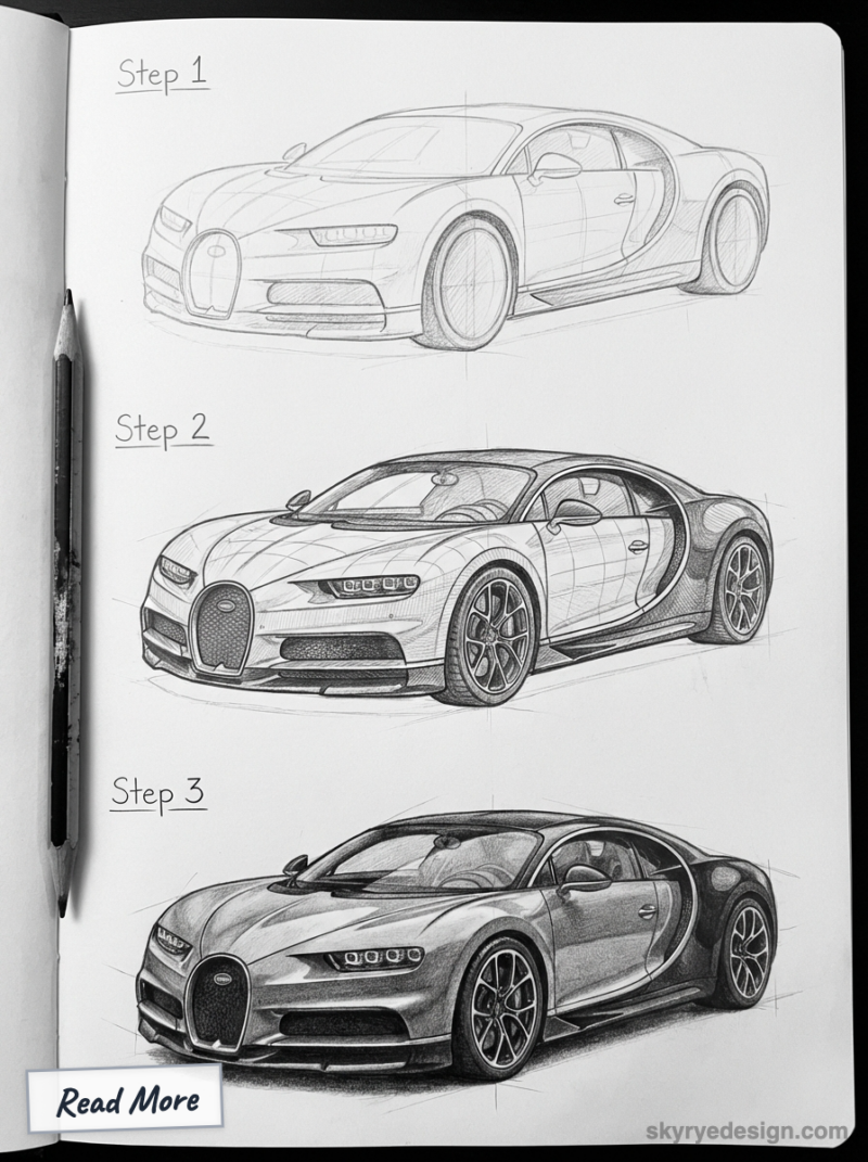 How to Draw a Bugatti: Top 5 Iconic Models (2026 Guide)