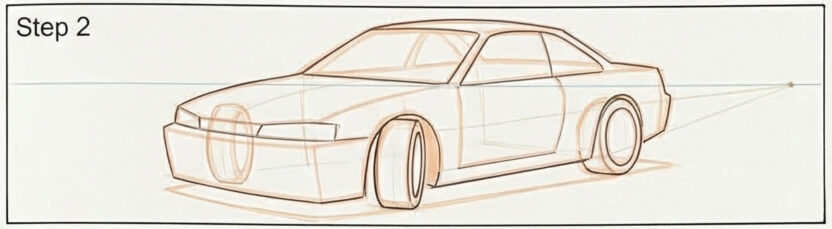 Drift Car Drawing: From Blank Page to Smoke & Stance