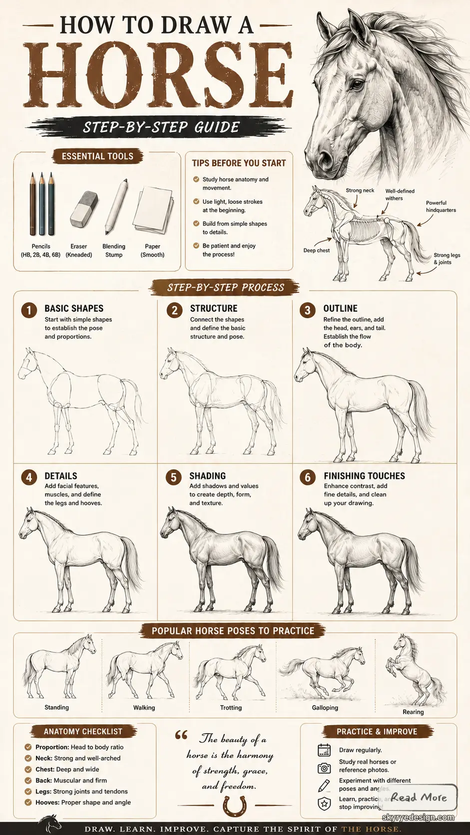 How to Draw a Horse: Step-by-Step Guide (2026)