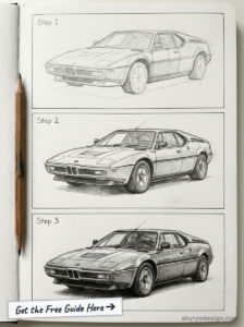 Top 20 Iconic Sports Cars to Sketch (+ Design Tips)