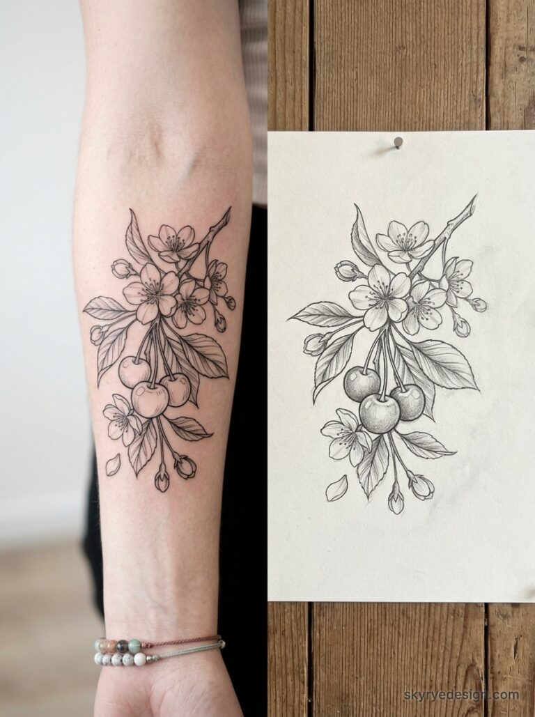 What Does a Cherry Tattoo Mean? History, Styles, and Designs