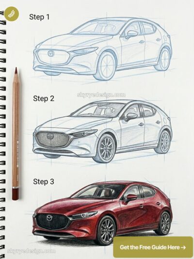 How to Draw a Mazda: 10 Models Step-by-Step (2026)