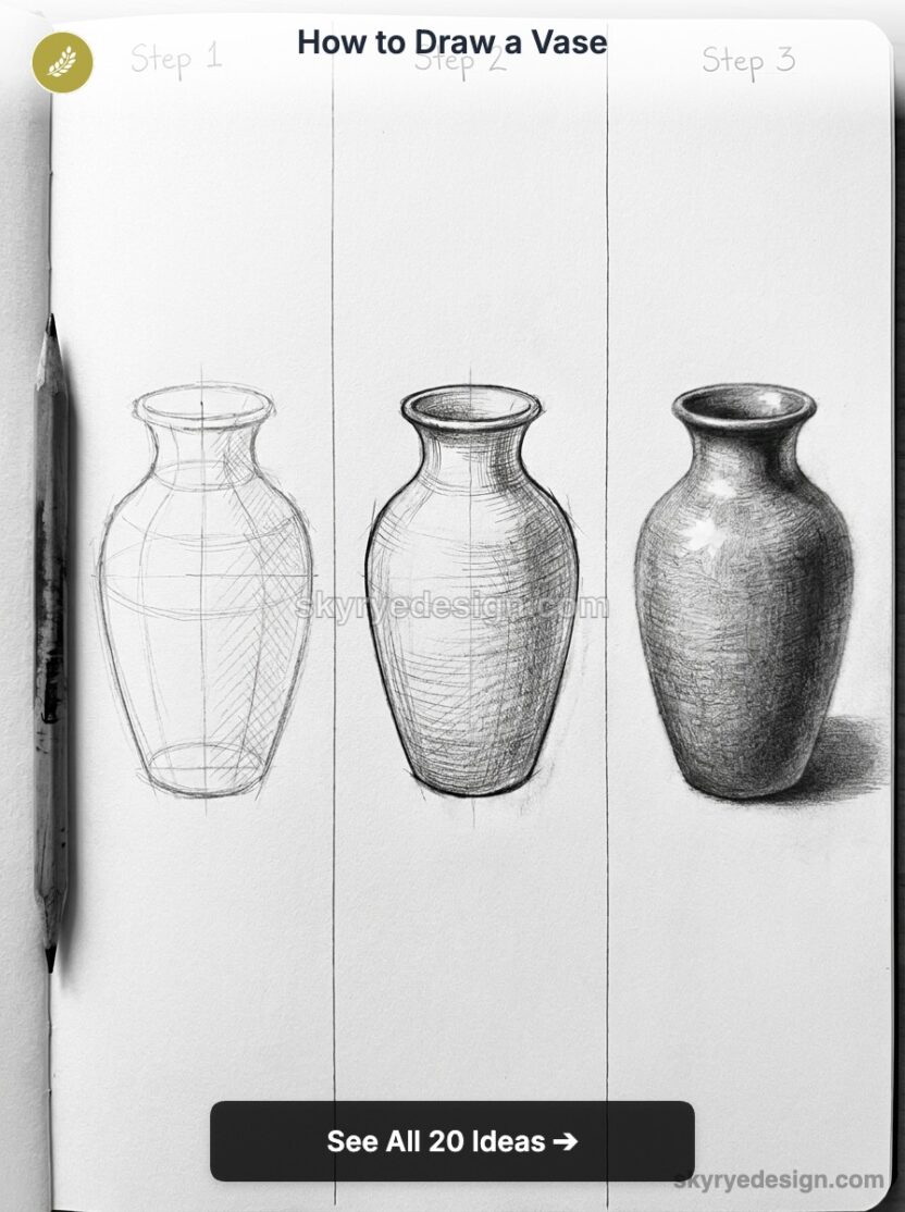 How to Draw a Vase: Step-by-Step 2026 Guide