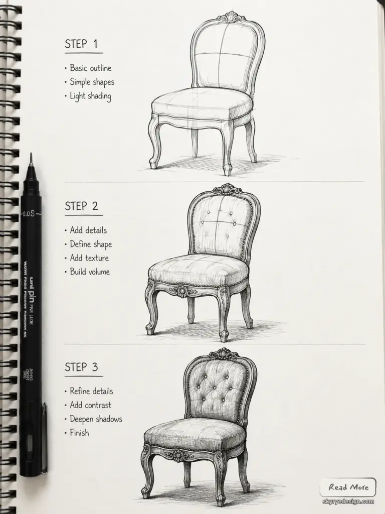 How to Draw a Chair: Step-by-Step Guide for All Styles (2026)